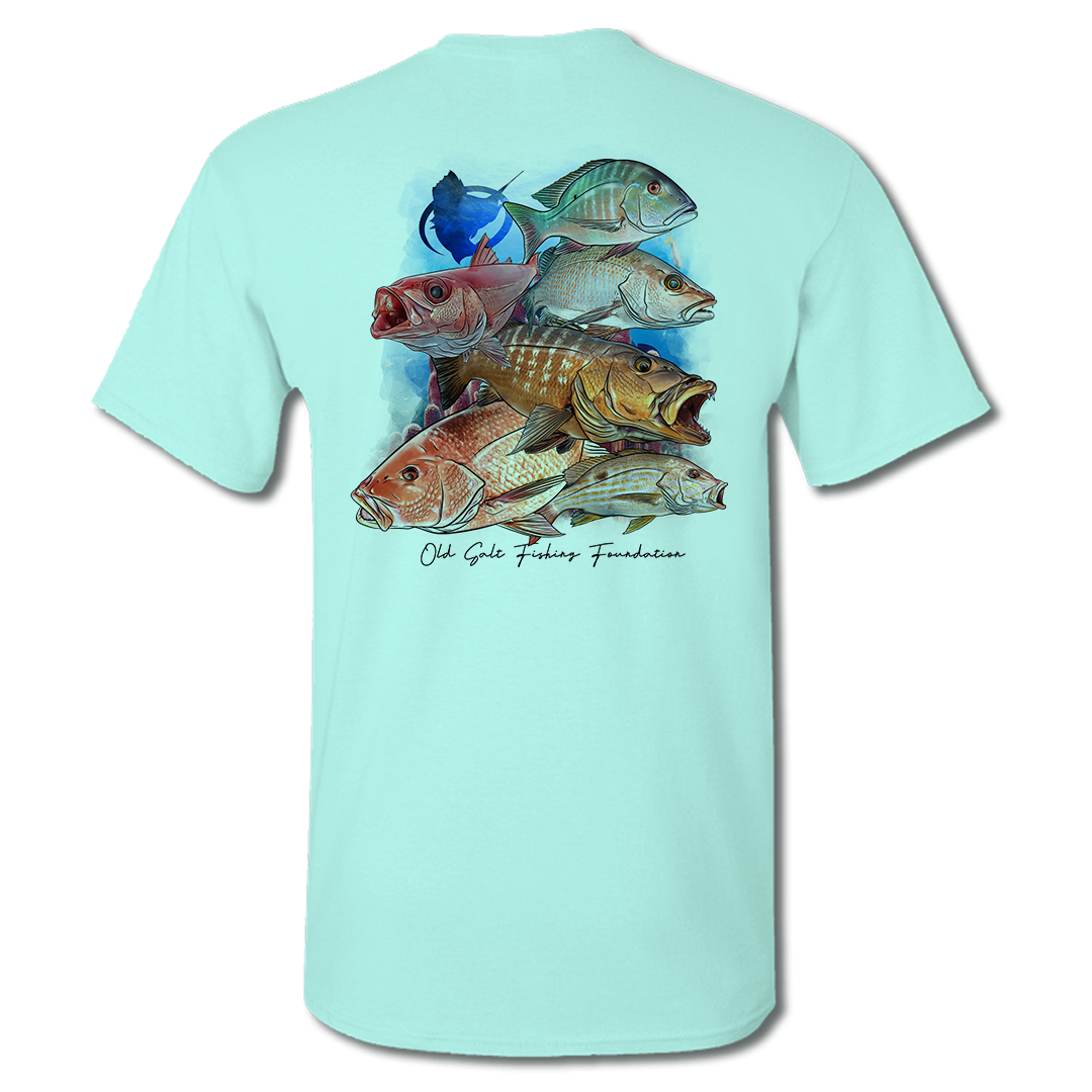 Snapper Frenzy Short Sleeve Performance Shirt - Old Salt Store