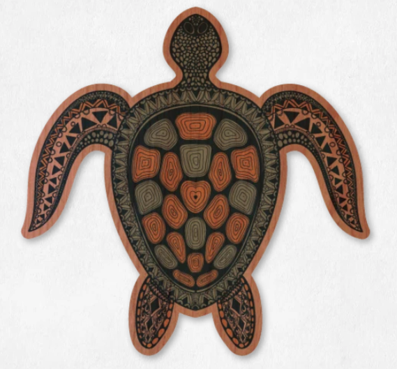 Wood Sticker - Sea Turtle - Old Salt Store