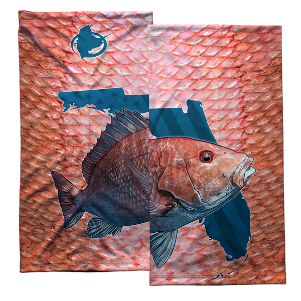 American Red Snapper Face Shield - Old Salt Store