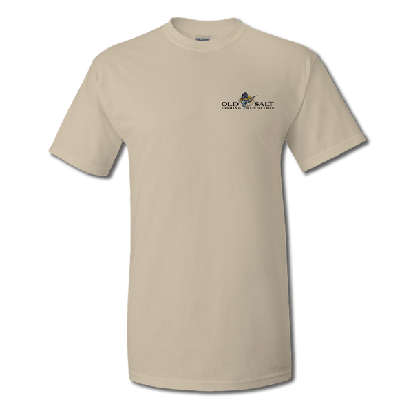 Fish Frenzy Short Sleeve Performance Tee - Tan - Old Salt Store